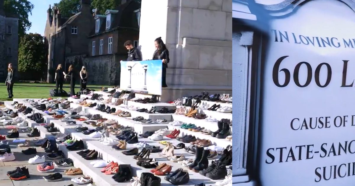 Assisted suicide: Mass shoe protest | Evangelicals Now