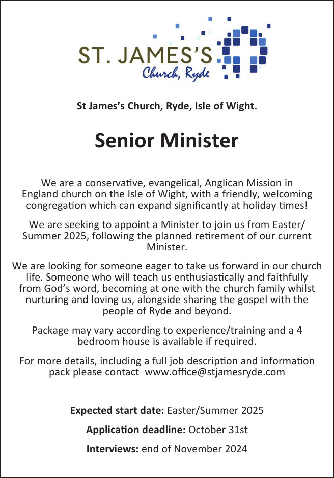 Looking for a job? | Evangelicals Now