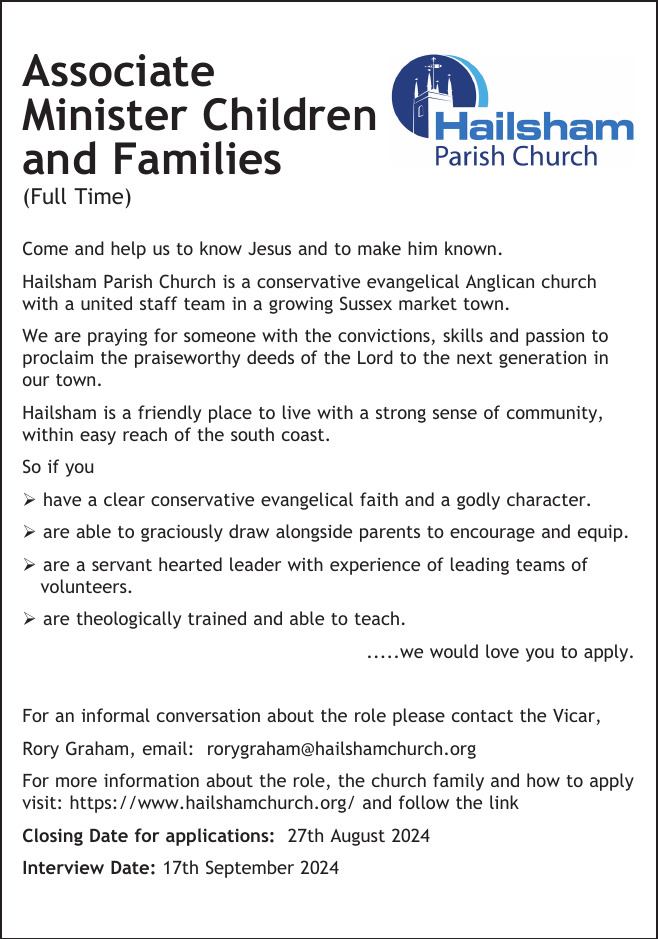 Looking for a job? | Evangelicals Now