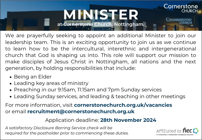 Looking for a job? | Evangelicals Now