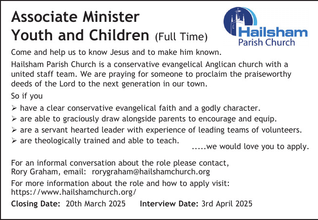 Looking for a job? | Evangelicals Now