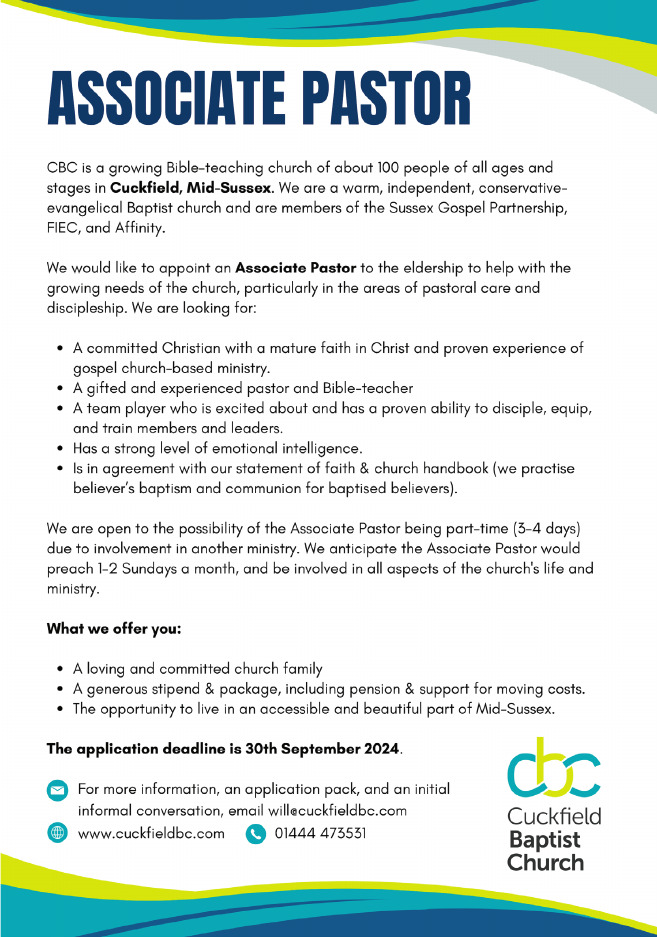 Looking for a job? | Evangelicals Now