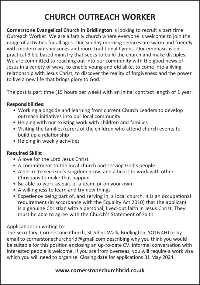 Evangelicals Now | Global coverage of God's work